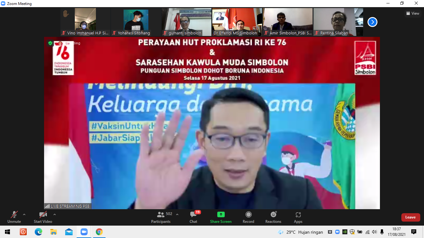 Sarasehan Kawula Muda Punguan Simbolon Dohot Boruna Indonesia (PSBI ...